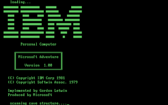 Microsoft Adventure (1981) | PCjs Machines